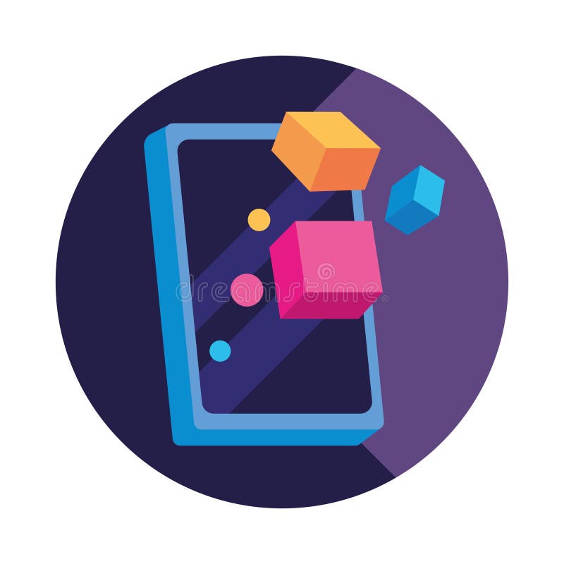 Augmented reality app stock vector. Illustration of isolated - 312154502