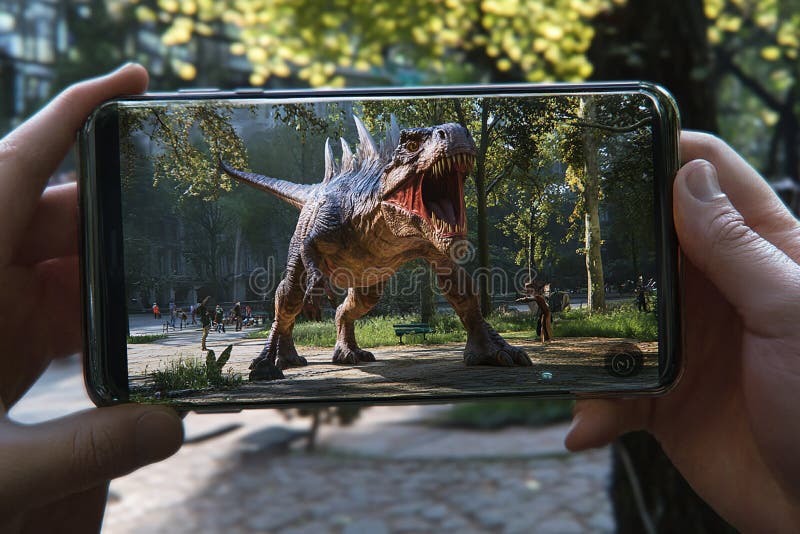 An Augmented Reality (AR) Mobile Game Where the Player Interacts with ...