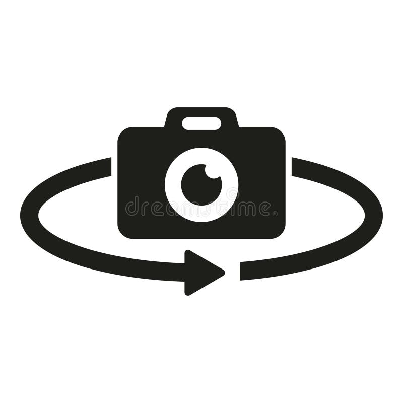 Augmented Reality Camera Control Icon Simple Vector. Future Game Stock ...