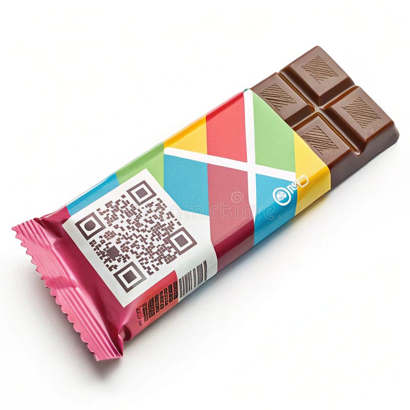 Augmented Reality Candy Bar that Unlocks a Game when Scanned Stock ...