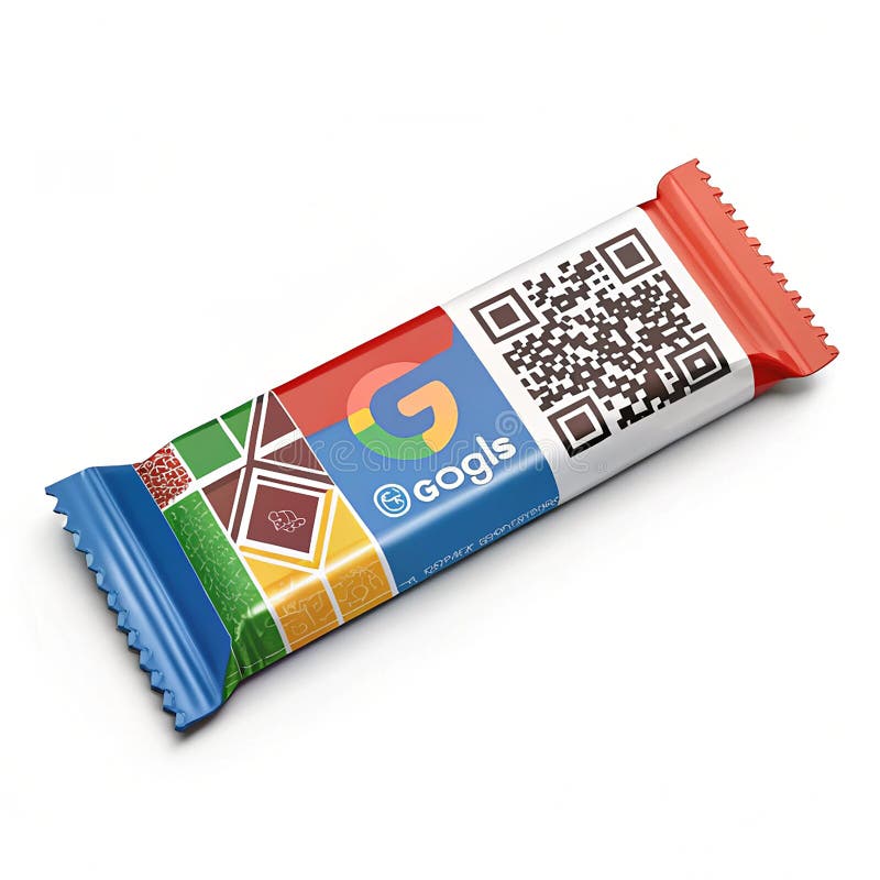 Augmented Reality Candy Bar that Unlocks a Game when Scanned Stock ...