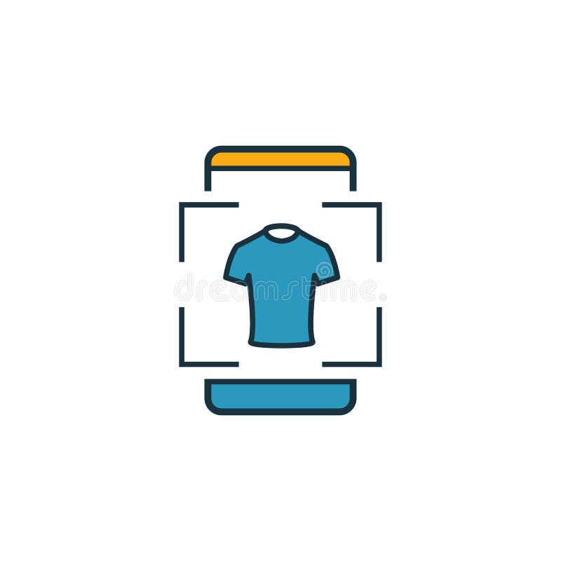 Augmented Reality Commerce Icon. Outline Filled Creative Elemet from ...