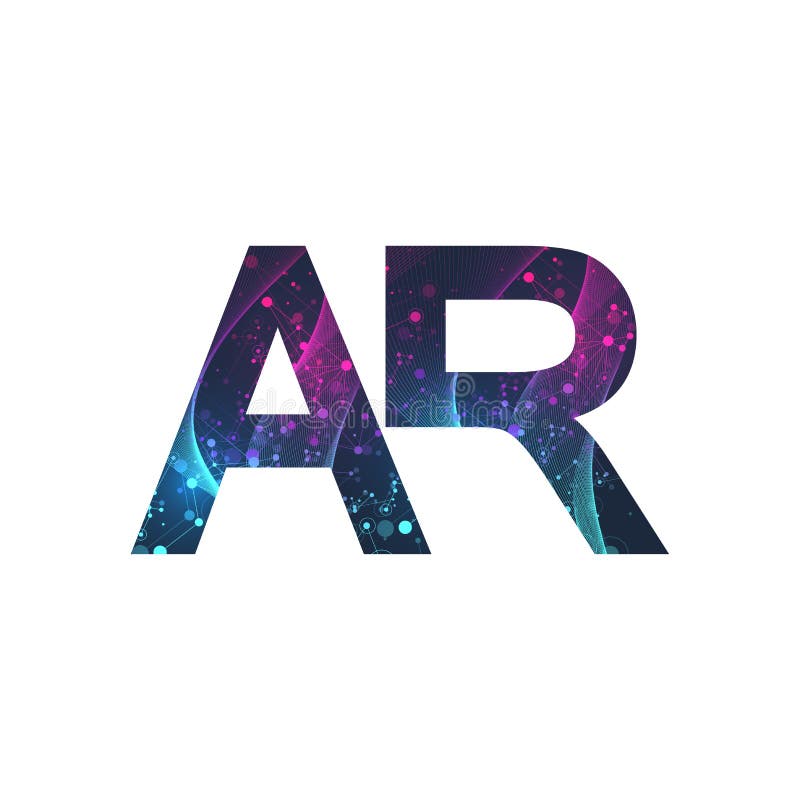 Augmented Reality Concept Banner, AR. Virtual Reality and Augmented ...