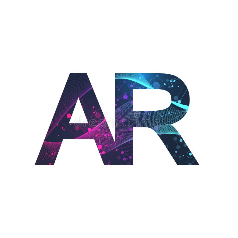 Augmented Reality Concept Banner, AR. Virtual Reality and Augmented ...