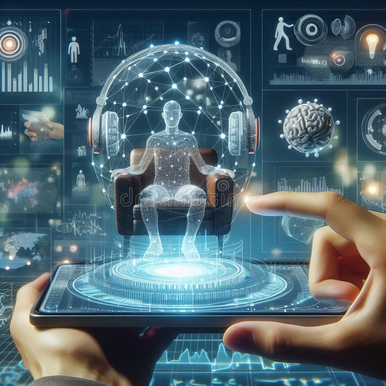 Augmented Reality Feedback Overlay Superimposes Feedback Insigh Stock ...