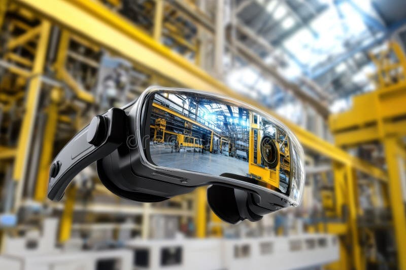 Innovative Augmented Reality Glasses Showcasing Industrial Technology ...