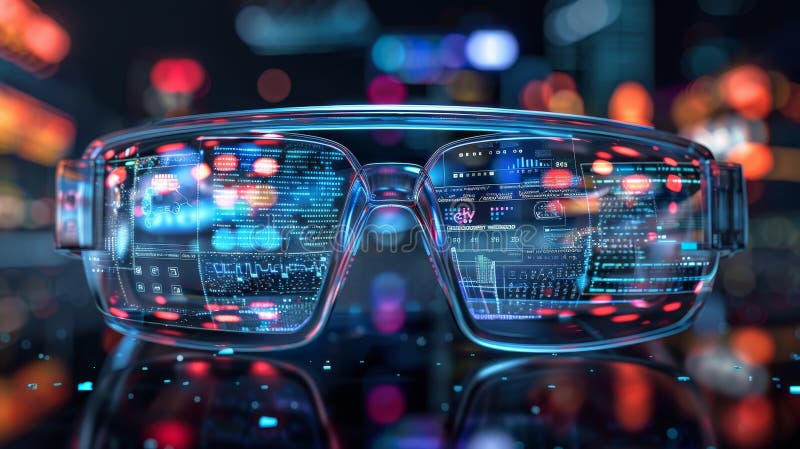 Augmented Reality Glasses Featuring Advanced Supercomputer Technology ...
