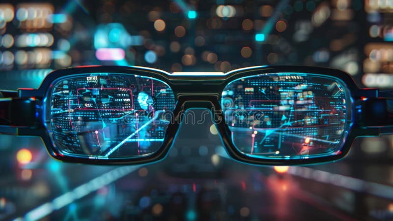 Augmented Reality Glasses Featuring Advanced Supercomputer Technology ...