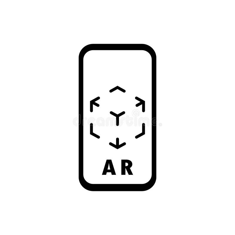Augmented Reality Icon Set. Concept AR Symbol. Vector EPS 10 Stock ...