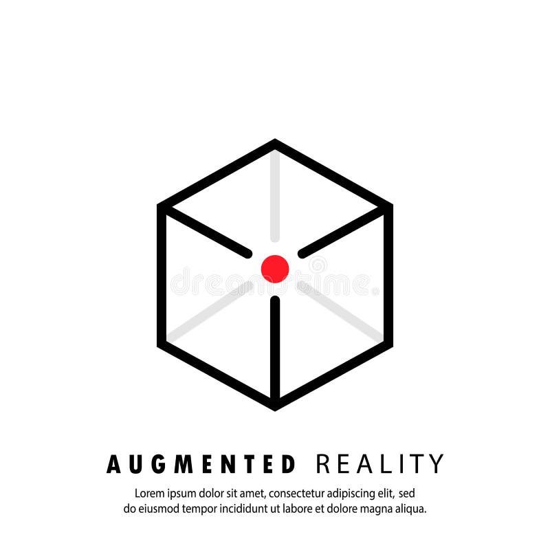 Augmented Reality Icon Set. Concept AR Symbol. Vector EPS 10 Stock ...