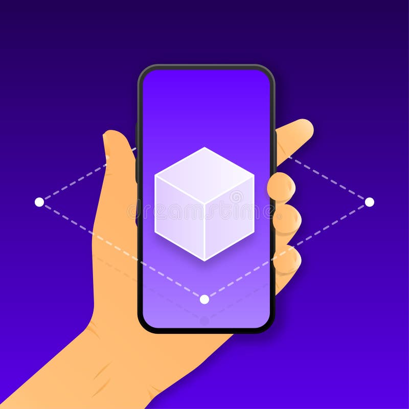 Augmented Reality Icon. Augmented Reality Concept Symbol Design in ...