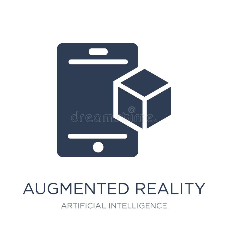 Augmented Reality Icon. Trendy Flat Vector Augmented Reality Ico Stock ...