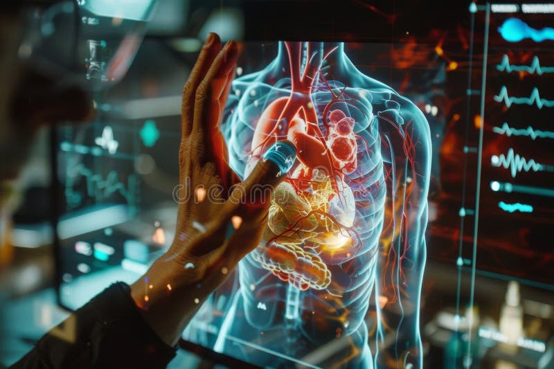 Augmented Reality Interface Being Used in Medical Diagnostics with ...