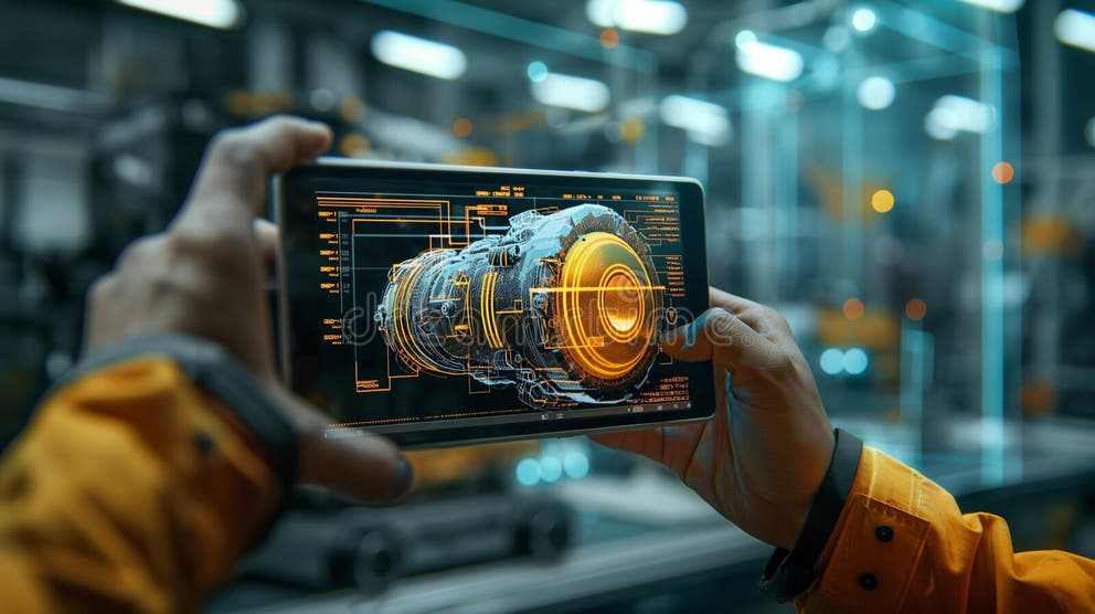 Augmented Reality Interface, Guiding Assembly Process, Digital Stock ...