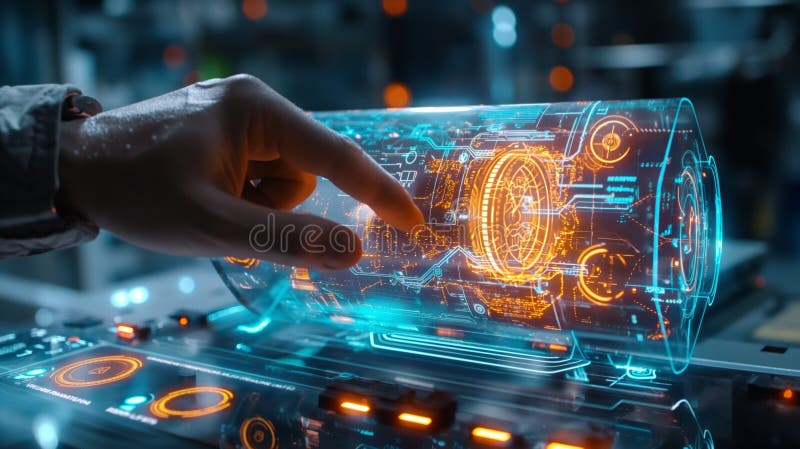 Augmented Reality Interface, Guiding Assembly Process, Digital Stock ...