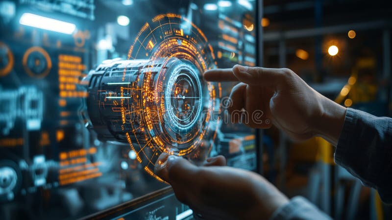 Augmented Reality Interface, Guiding Assembly Process, Digital Stock ...