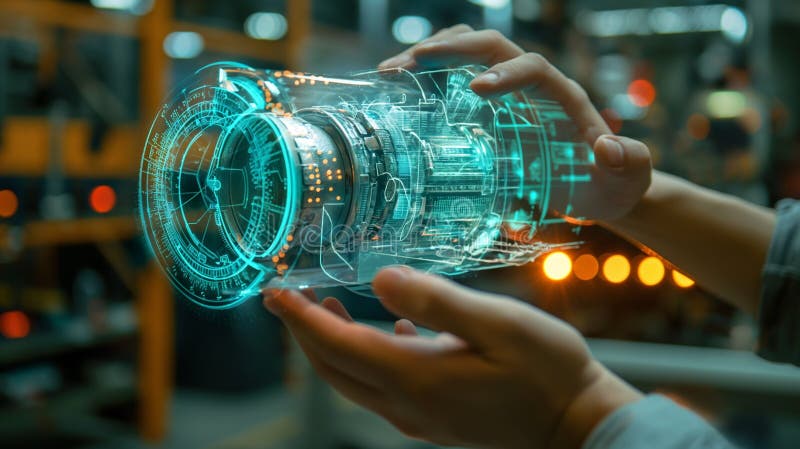 Augmented Reality Interface, Guiding Assembly Process, Digital Stock ...