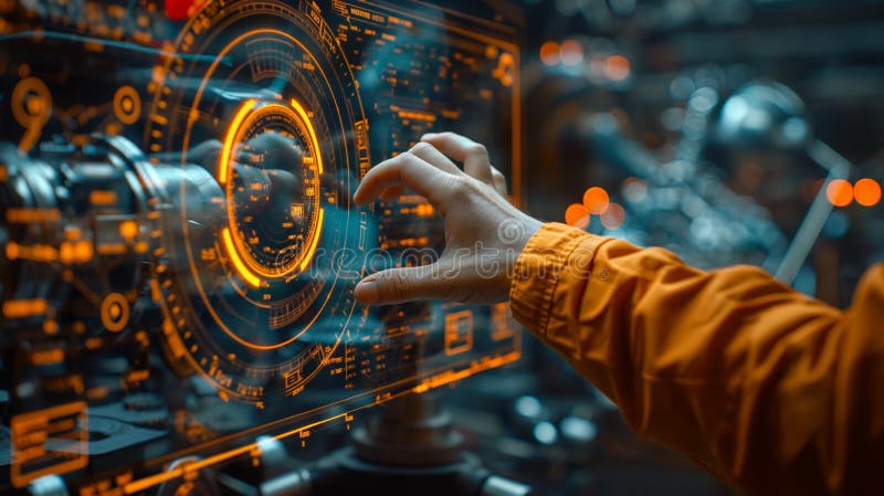 Augmented Reality Interface, Guiding Assembly Process, Digital Stock ...