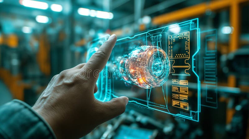 Augmented Reality Interface, Guiding Assembly Process, Digital Stock ...