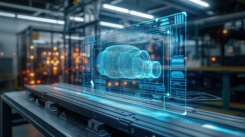 Augmented Reality Interface, Guiding Assembly Process, Digital Stock ...