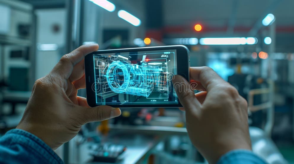 Augmented Reality Interface, Guiding Assembly Process, Digital Stock ...