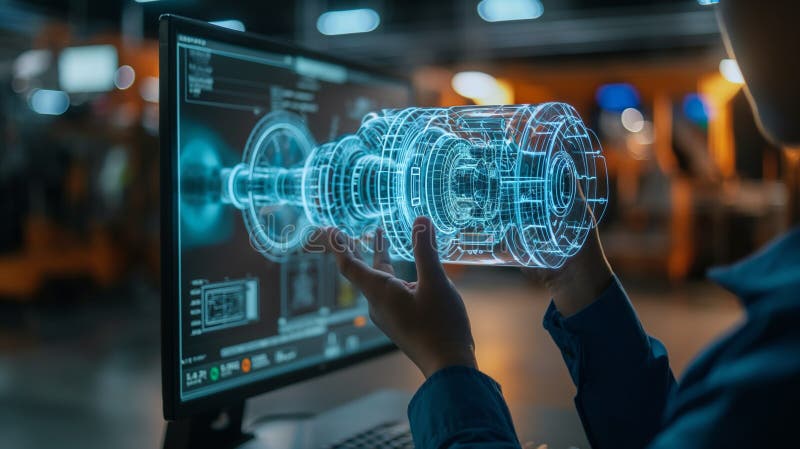 Augmented Reality Interface, Guiding Assembly Process, Digital Stock ...