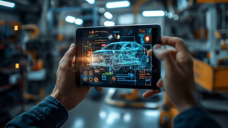 Augmented Reality Interface, Guiding Assembly Process, Digital Stock ...