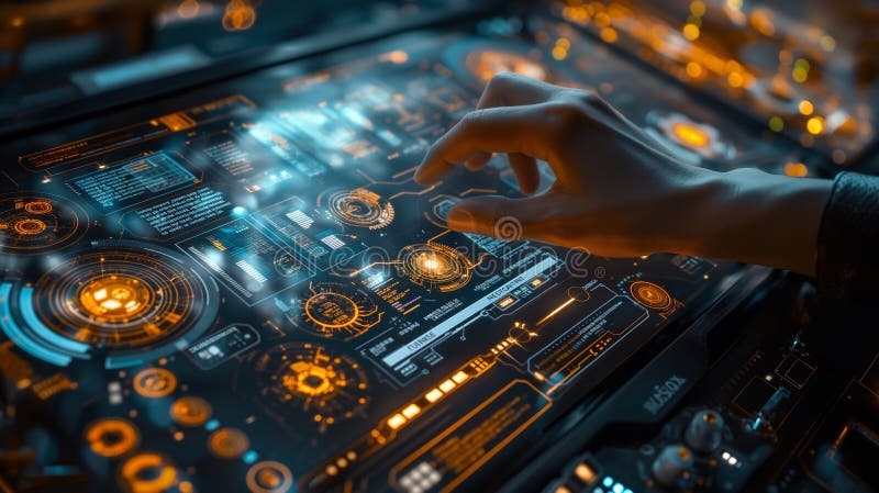 Augmented Reality Interface, Guiding Assembly Process, Digital Stock ...