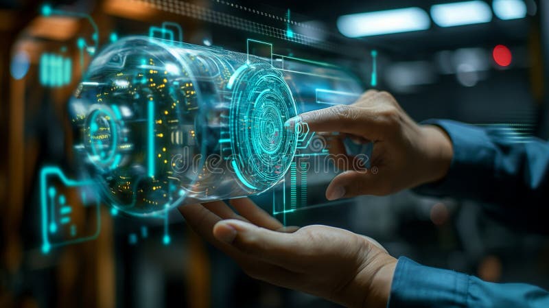 Augmented Reality Interface, Guiding Assembly Process, Digital Stock ...