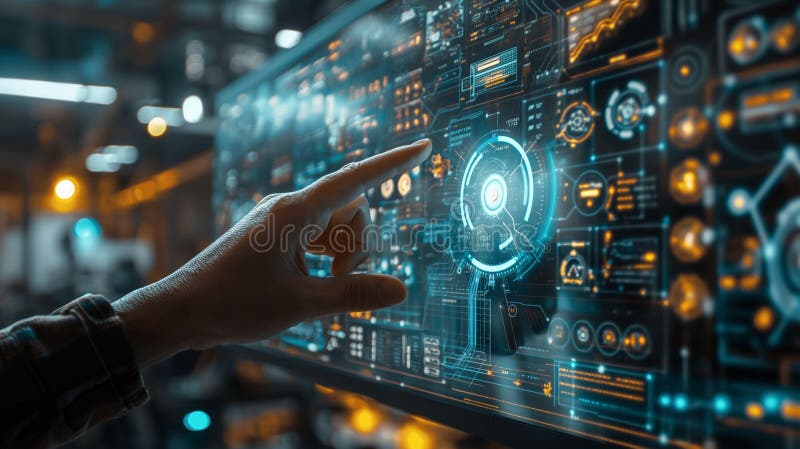 Augmented Reality Interface, Guiding Assembly Process, Digital Stock ...