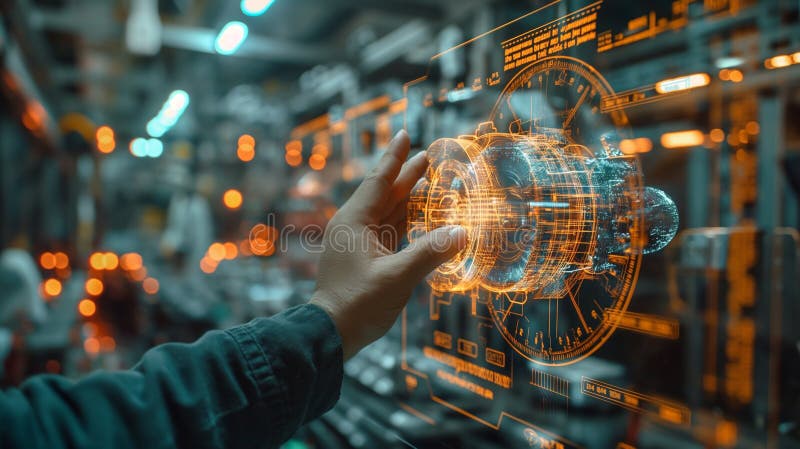 Augmented Reality Interface, Guiding Assembly Process, Digital Stock ...