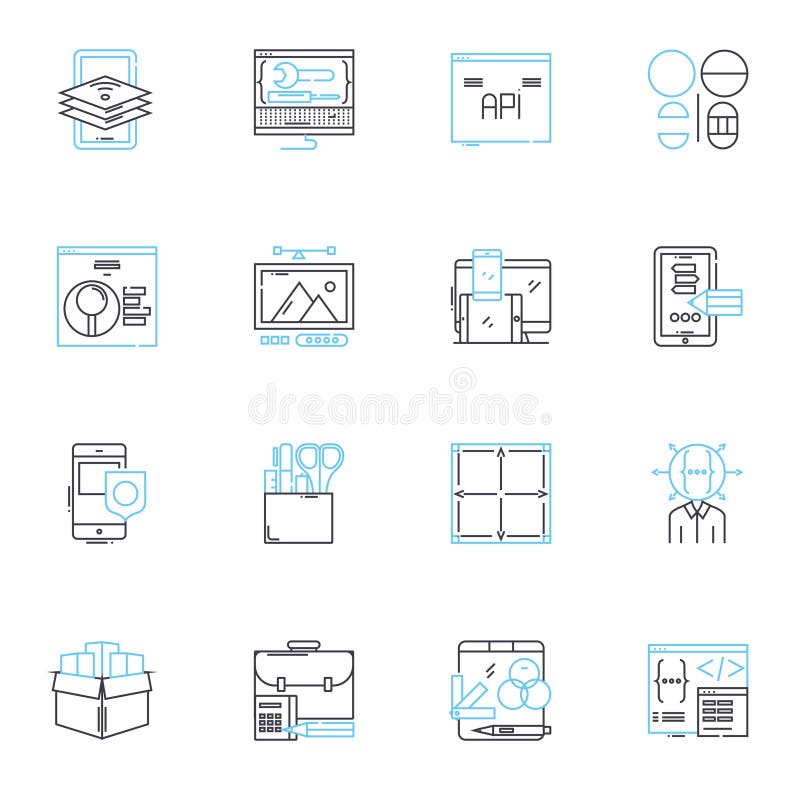 Augmented Reality Linear Icons Set. Virtual, Simulation, Immersive ... Augmented Reality Linear Icons Set. Virtual, Simulation, Immersive ...
