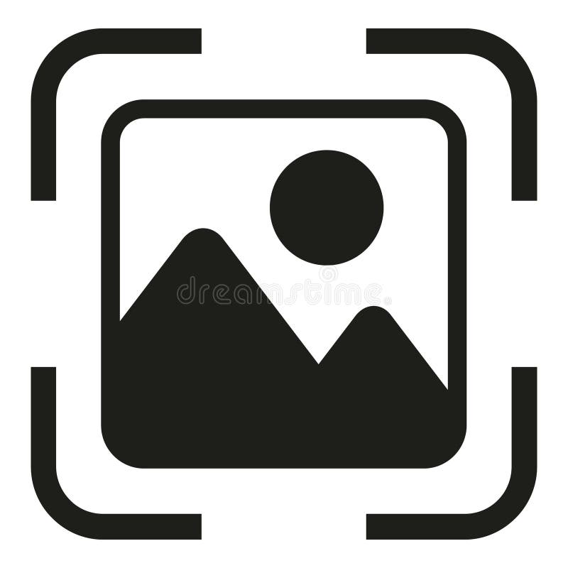 Augmented Reality Scan Control Icon Simple Vector. Game Digital Stock ...