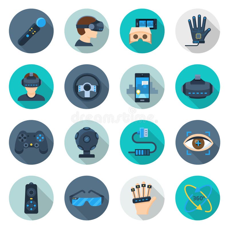 Augmented reality set stock vector. Illustration of augmented - 98207313