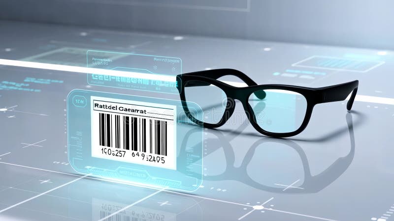 AI AR Glasses Show Battery Charge Stock Video - Video of reality ...