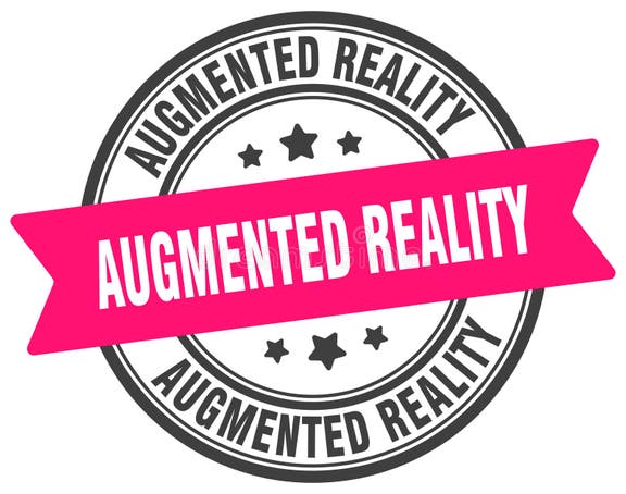 Augmented Reality Stamp. Augmented Reality Label on Transparent ...