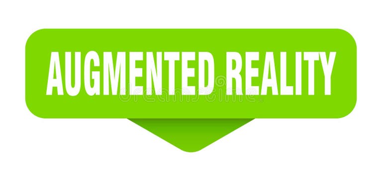 Augmented Reality Sticker. Augmented Reality Sign on Transparent ...