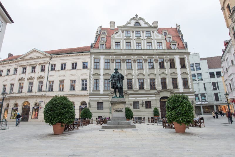 Augsburg Jakob Fugger redaktionelles stockfotografie. Bild von europa ...