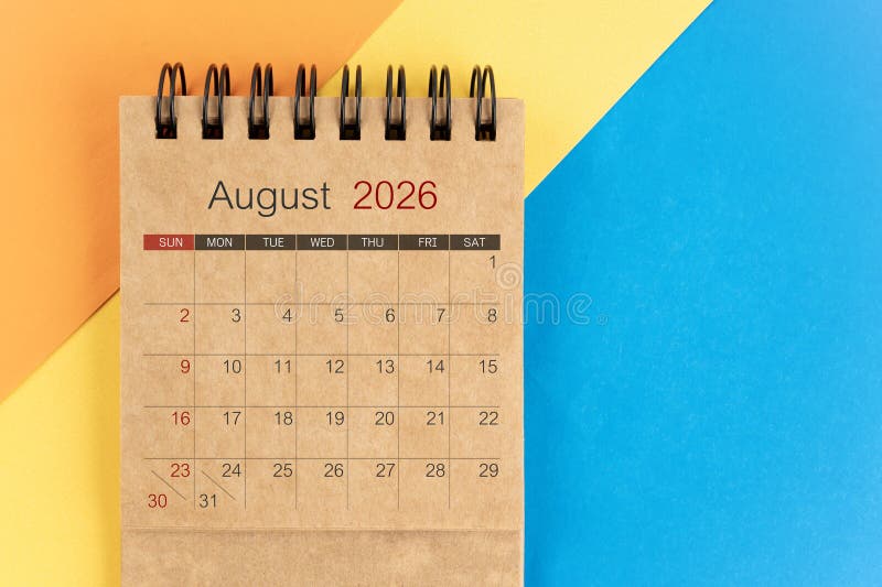 Calendar 2026 Printable Free August Stock Photos - Free & Royalty-Free ...