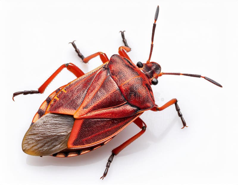 August Bug, Isolated on a White Background Stock Illustration ...