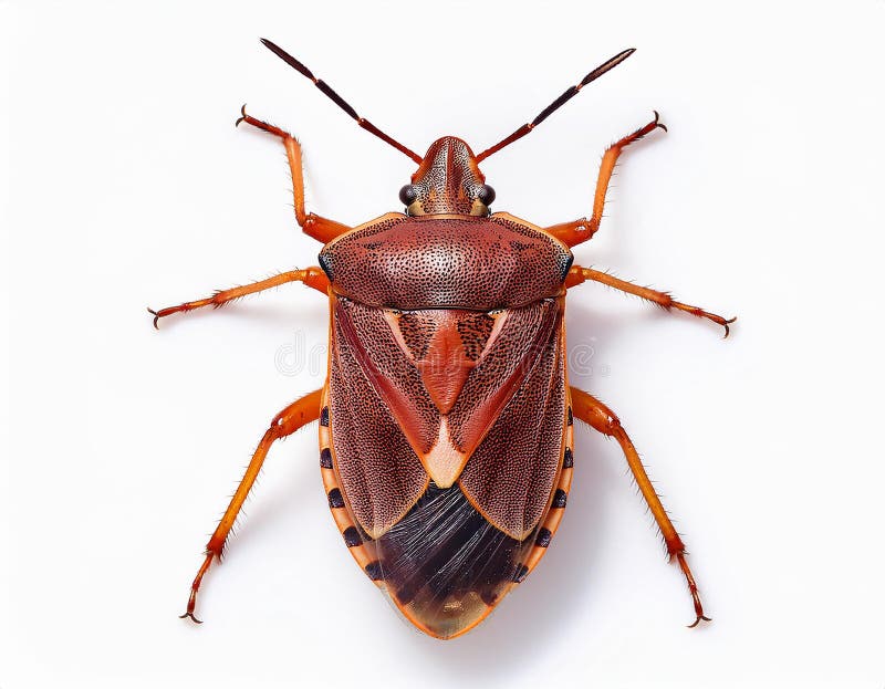 August Bug, Isolated on a White Background Stock Illustration ...