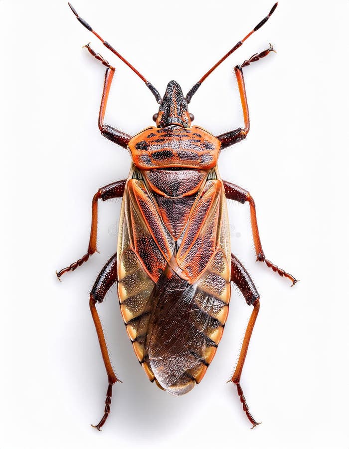 August Bug, Isolated on a White Background Stock Illustration ...