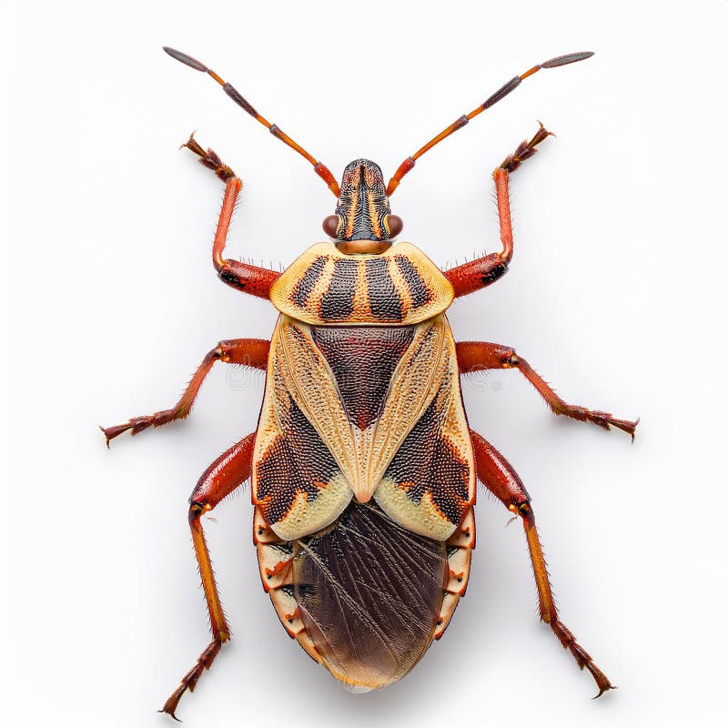 August Bug, Isolated on a White Background Stock Illustration ...