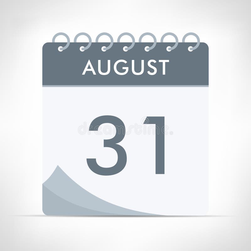 August 31 Calendar Stock Illustrations – 212 August 31 Calendar Stock ...