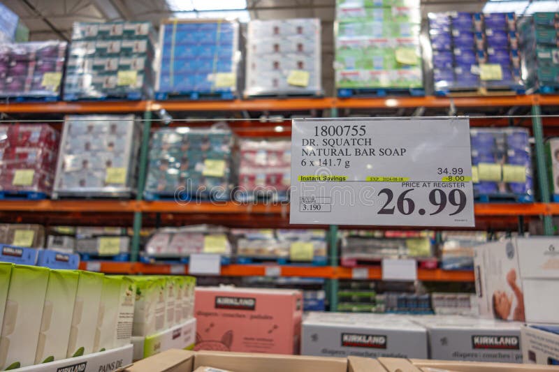 16 August 2024 - Calgary Alberta Canada - Costco Store Warehouse ...