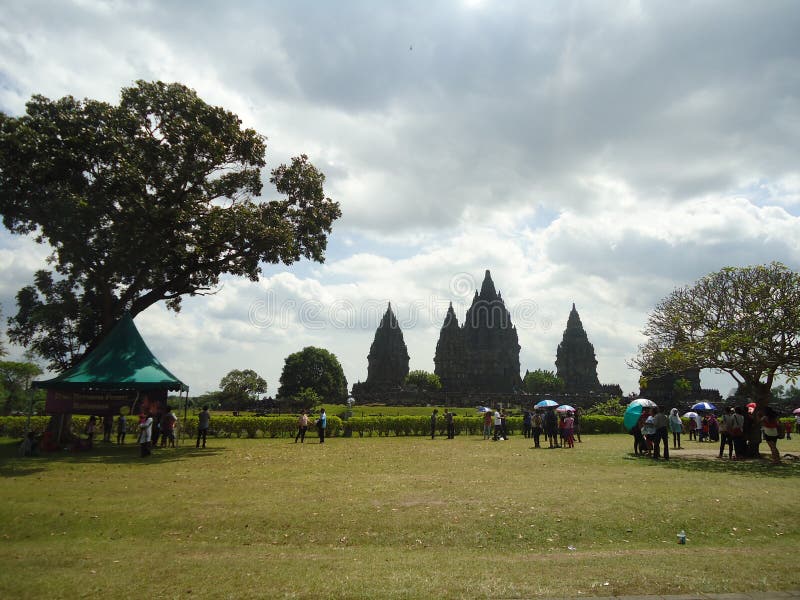 August 10, 2013, Central Java - Indonesia: Buddhist Prambanan Temple ...