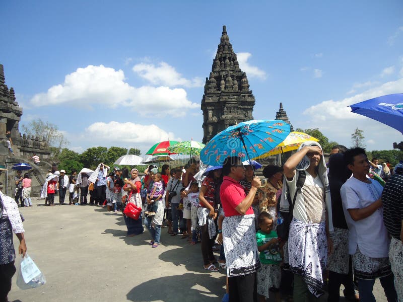 August 10, 2013, Central Java - Indonesia: Buddhist Prambanan Temple ...