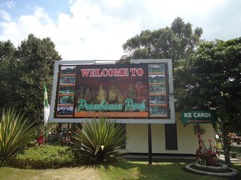 August 10, 2013, Central Java - Indonesia: Sign Welcome To at the ...