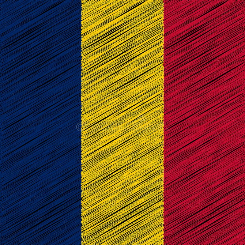 11 August Chad Independence Day Flag Design Stock Vector - Illustration ...