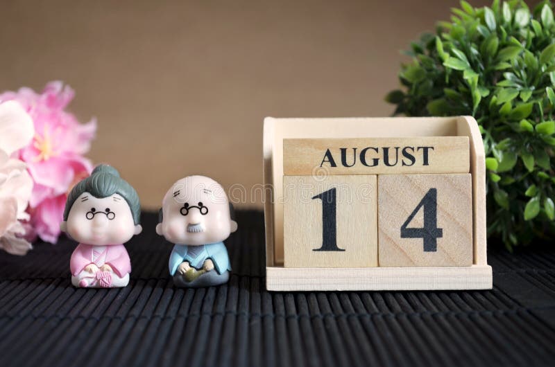 August 14, Cover Design with Number Cube. Stock Photo - Image of 2031 ...